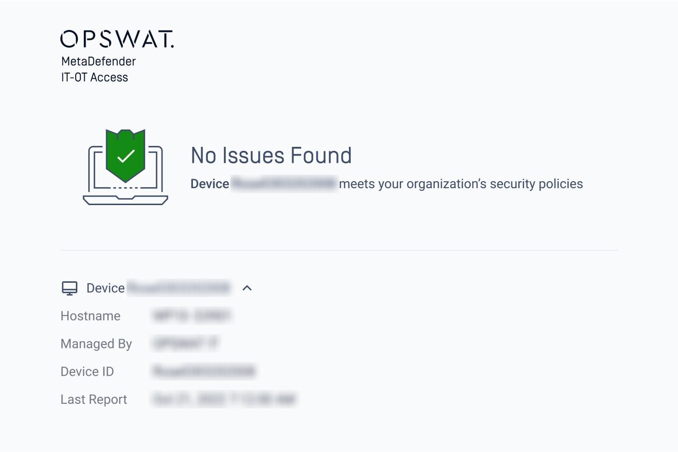 OPSWAT MetaDefender Access